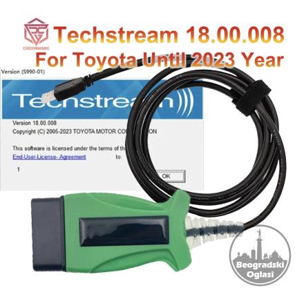 DLC3 Techstream 18.00.008 za Toyota TIS J2534 Passthru OBD2