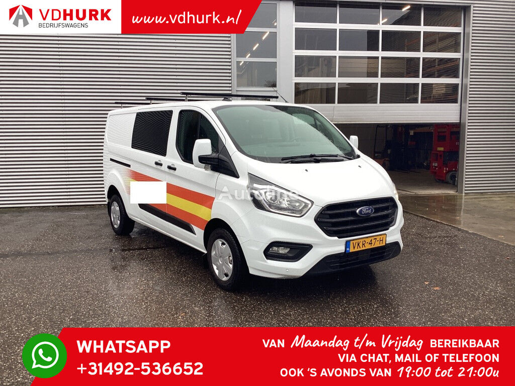 Ford Transit Custom 2.0 TDCI L2 DC Dubbel Cabine 27.000 km! Carplay/ minibus furgon