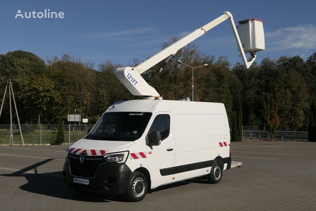 Renault MASTER / PODNOŚNIK KOSZOWY - 12 metrów / WZWYŻKA / 2020 ROK laki furgon