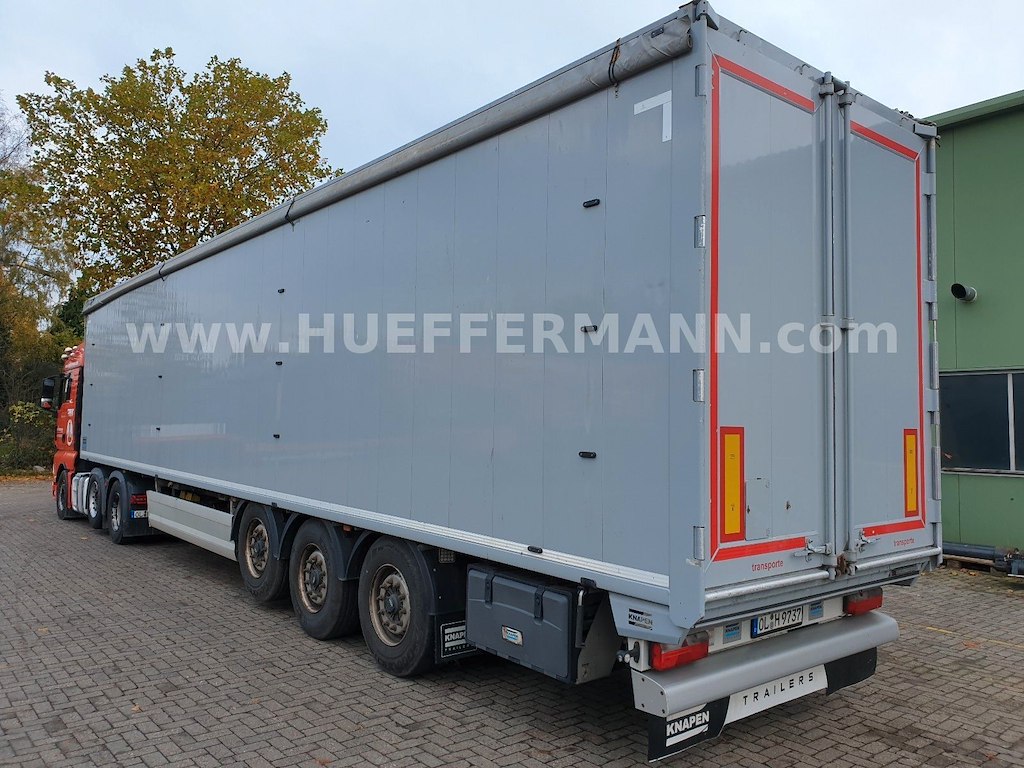 Knapen K 100, 92m³, 10mm Boden, Funk, Luft-Lift, BPW poluprikolica kipera