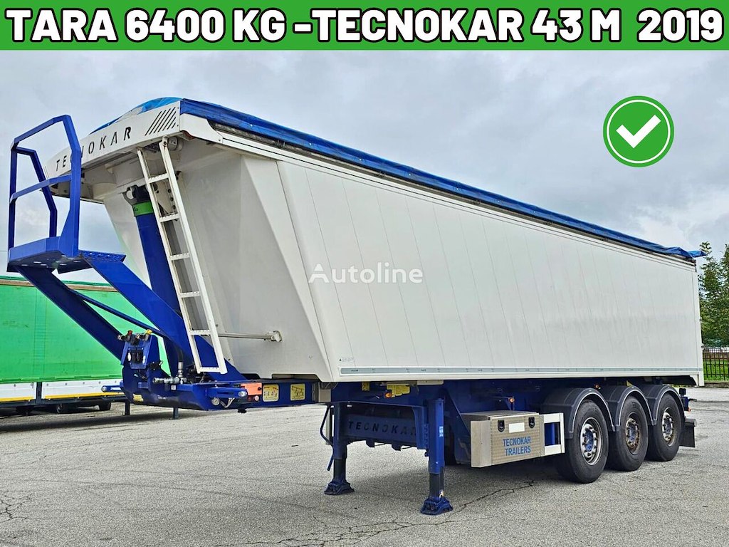 Tecnokar Alluminio 43 m3 poluprikolica kipera