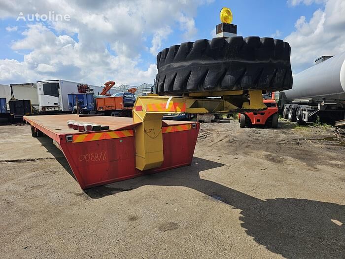 Mafi 2 axle in line | heavy duty mafi trailer 1 mtr high poluprikolica sa niskom platformom