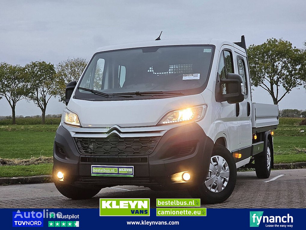 Citroen JUMPER 2.2 openlaadbak dc heavy kamion s ravnom platformom < 3.5t