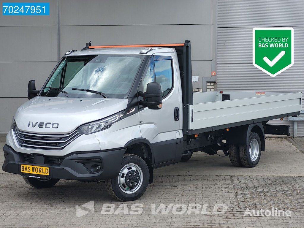 Novi IVECO Daily 35C18 3.0 180PK Nwe model 2025 Open laadbak Navi ACC LED 3 kamion s ravnom platformom < 3.5t