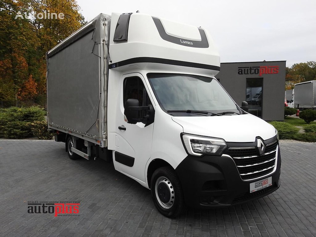 Renault MASTER PLANDEKA WINDA 9 PALET WEBASTO TEMPOMAT KLIMATYZACJA LEDY kamion s ceradom < 3.5t