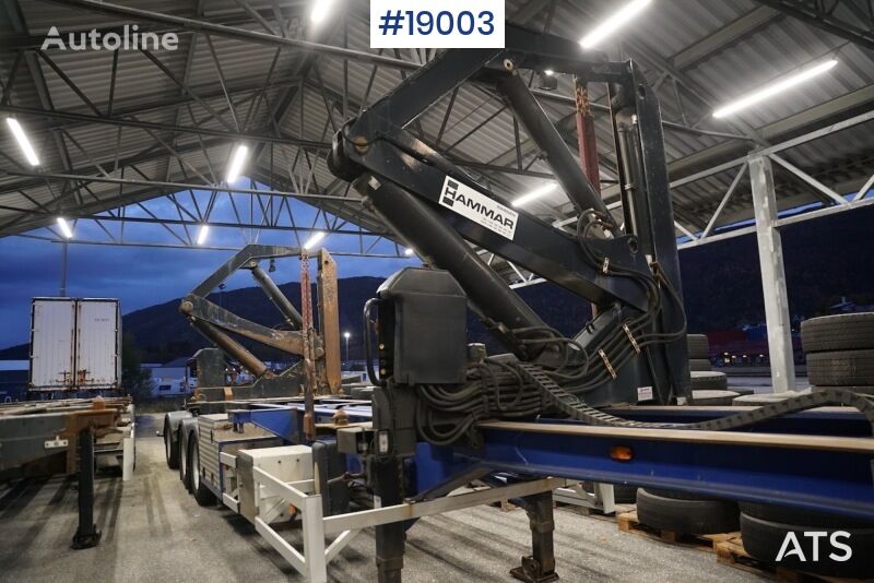 Hammar 160E side loader poluprikolica za prevoz kontejnera