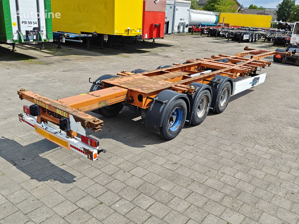 Krone SD 27 3-Assen BPW - LiftAxle - DiscBrakes - 5510kg - All Sorts o poluprikolica za prevoz kontejnera