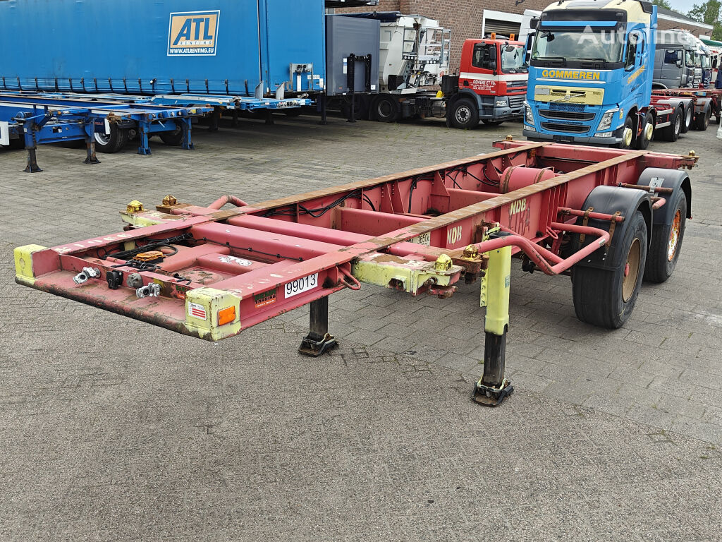 Shladot SD-901M 2-Assen ROR - DrumBrakes - SteelSuspension - 20 poluprikolica za prevoz kontejnera