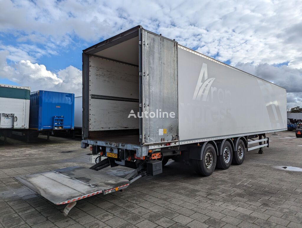 Fruehauf FST4FC 3-Assen SAF - GeslotenOpbouw + Laadklep 2000KG - Hardhout furgon poluprikolica