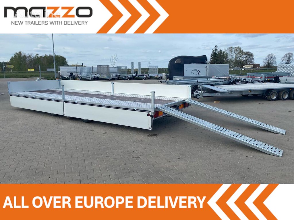 Nova AT602135 Atlas 600x210cm platform trailer with aluminium sides G prikolica sa ravnom platformom