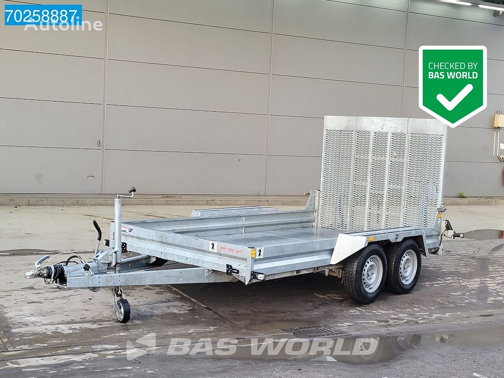 Pongratz C-ZG3500 Aanhangwagen Machinetransporter 3500 KG Tandemasser prikolica sa ravnom platformom