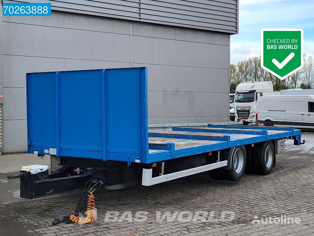 WOT A.2.20 2 axles NL-Trailer Liftachse prikolica sa ravnom platformom