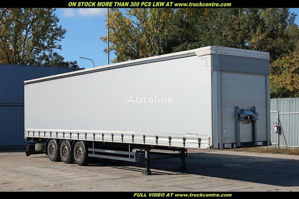 Schwarzmüller SPA/3E, STANDARD, 34 PALETS, LIFTING AXLE, SAF poluprikolica s ceradom