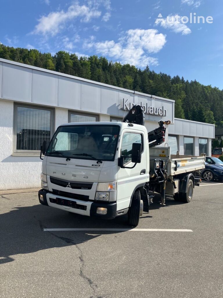 Mitsubishi FUSO Canter 7C18 3 way tipper + crane HIAB 066 BS 2 DUO kiper