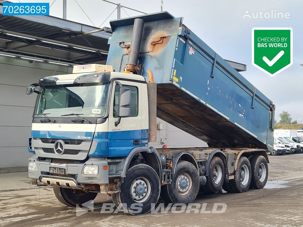 Mercedes-Benz Actros 5046 10X8 10x8 23m3 Tipper Steel suspension Big-Axle Euro kiper