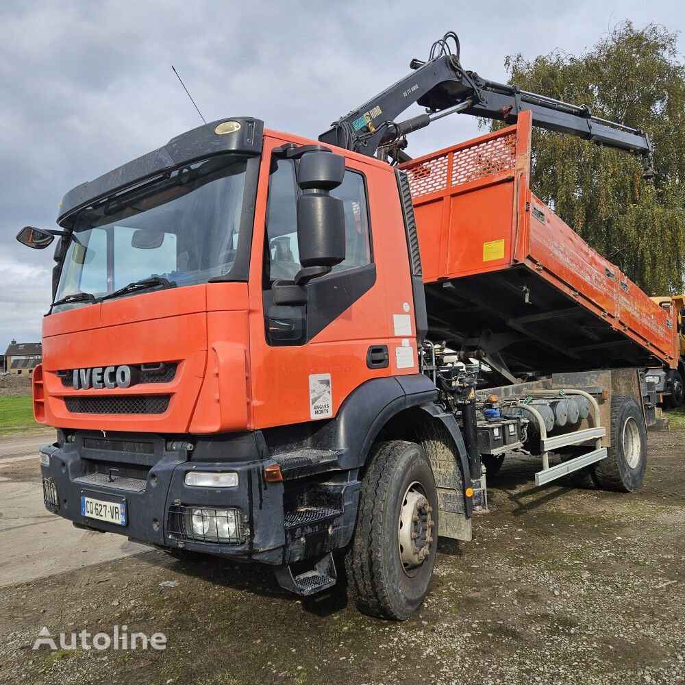 IVECO STRALIS AD190T33 4X2 EURO 5 TIPPER CRANE HIAB 111 ES-2 HIDUO kiper