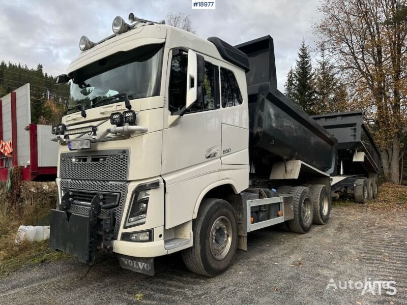 Volvo FH16 6x4 plow rigged tipper kiper