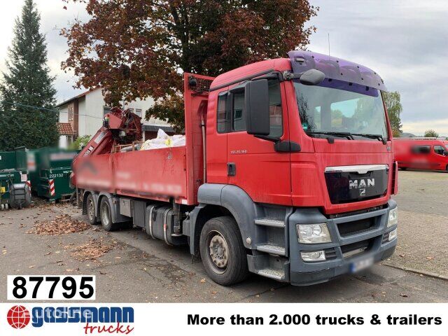 MAN TGS 26.360 kamion s ravnom platformom