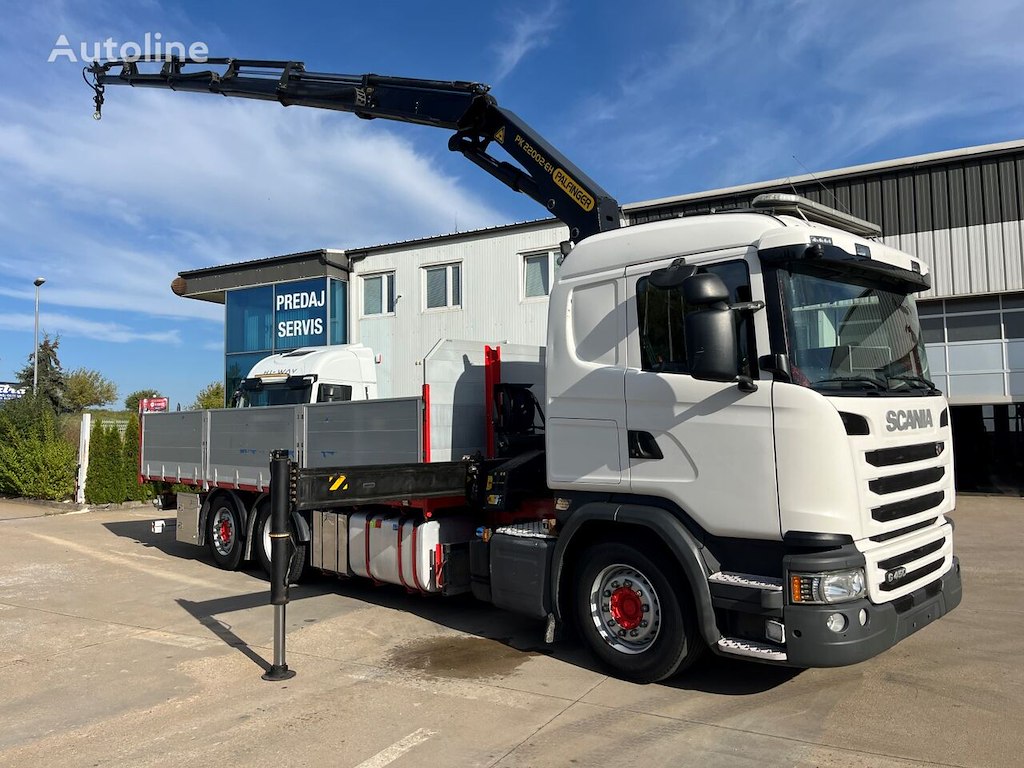 Scania G450 kamion s ravnom platformom