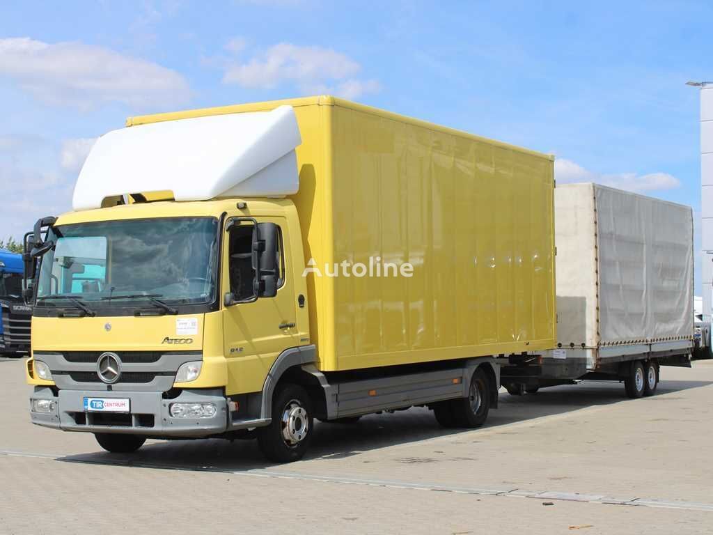 Mercedes-Benz ATEGO 816 kamion furgon + prikolica sa ceradom