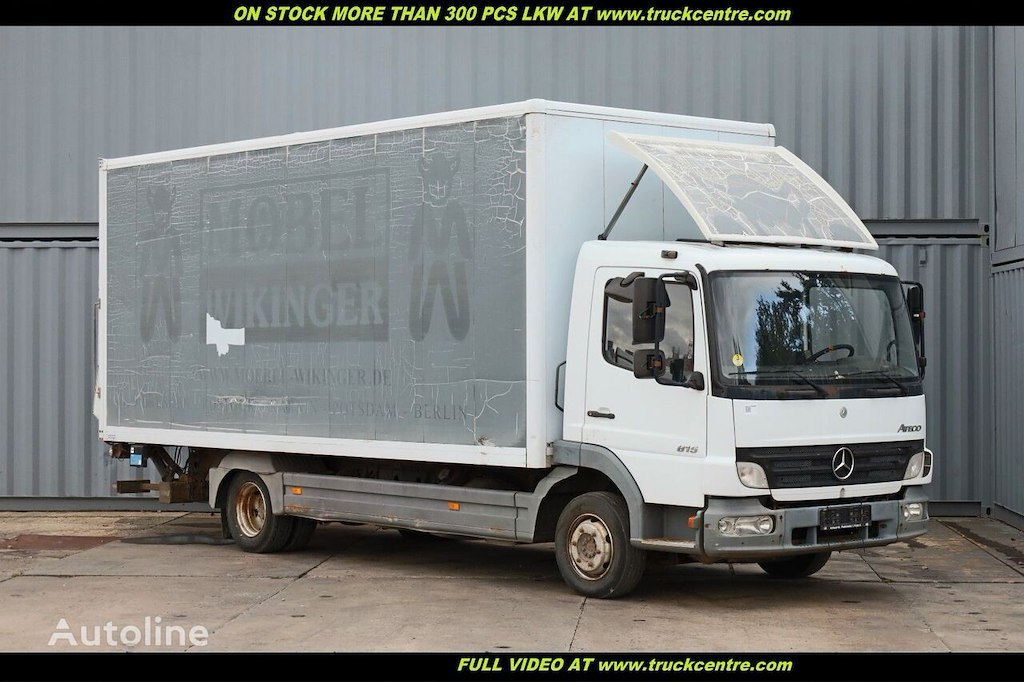 Mercedes-Benz ATEGO 815L, TAIL LIFT MBB, 15 PALLETS kamion furgon