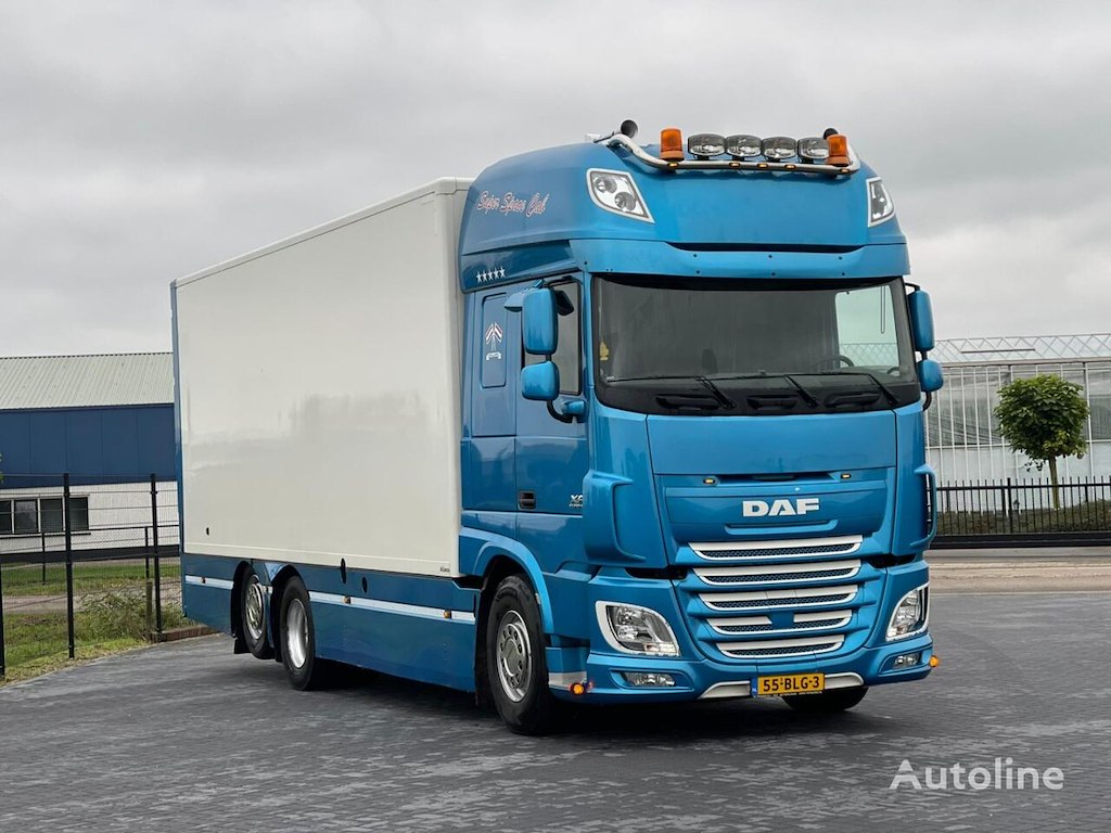 DAF XF 460 FAR NL TRUCK, AFMETINGEN BAK, L 7,65, H 2,50, B 2,62 kamion furgon