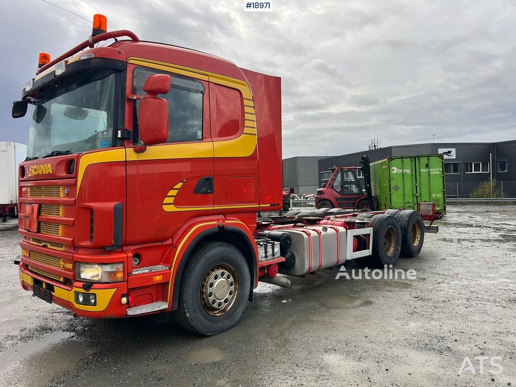 Scania R164 6x2 chassis Repair object kamion šasija