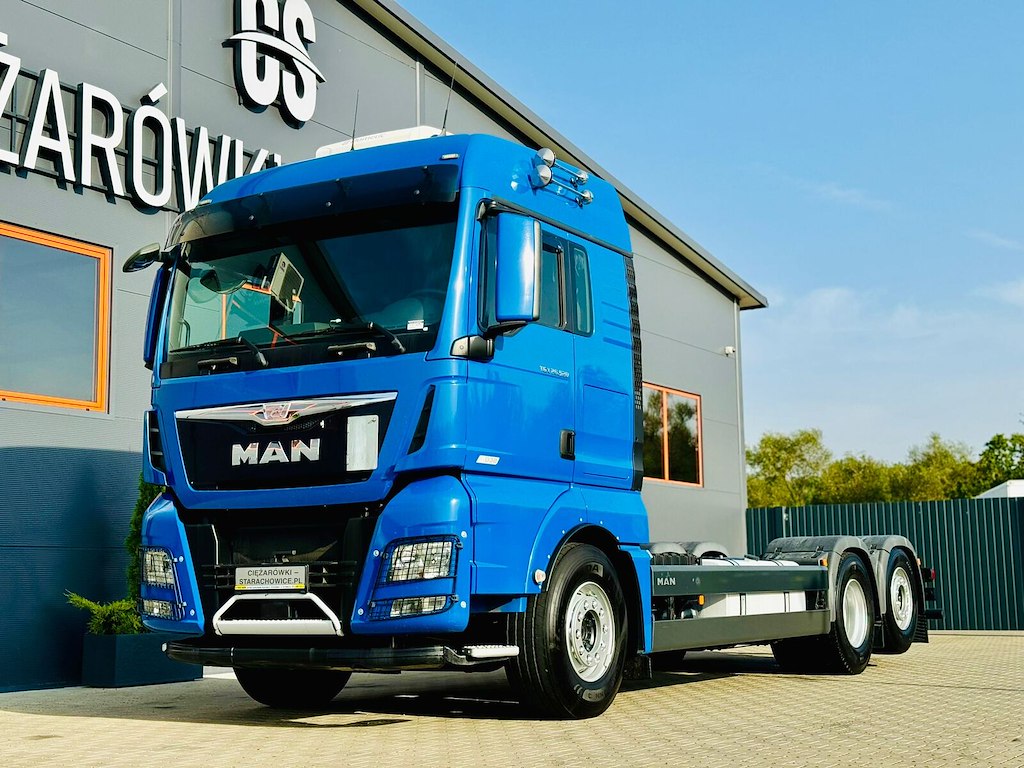 MAN MAN TGX 26.520 D38 E6 podwozie 6x2 / rama / do zabudowy / do las kamion šasija