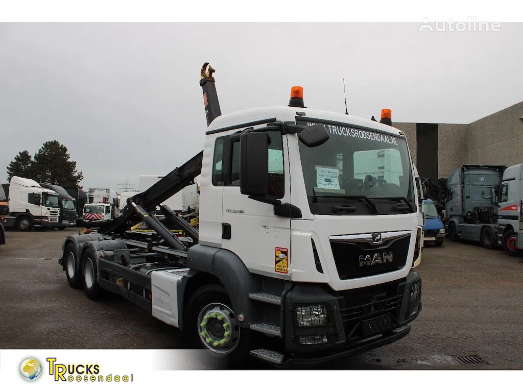 MAN TGS 28.460 + 6X2 + MARREL 20T + EURO 6 kamion rol kiper