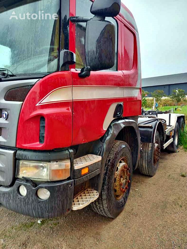 Scania P420 *8x4 *FULL STEEL *MANUAL kamion rol kiper