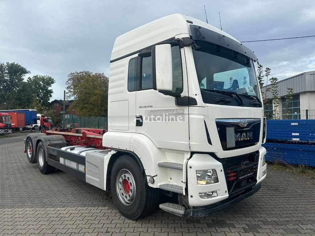 MAN TGS 26.440 XLX / Gergen GRK 20-70 kamion rol kiper