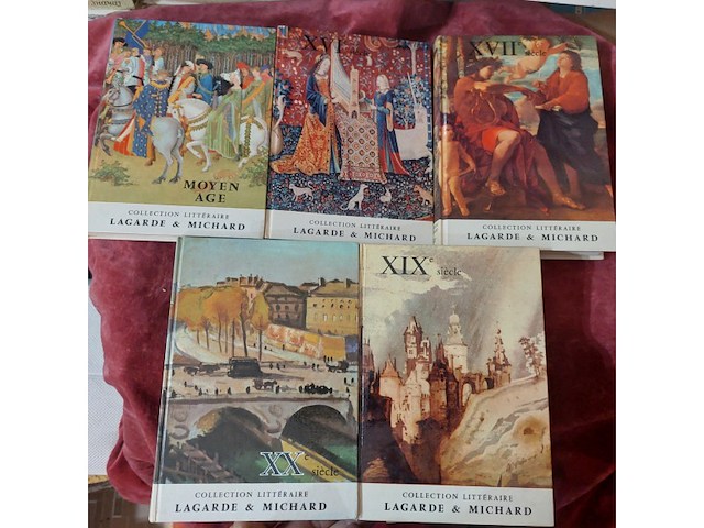 bb Collection litteraire Lagarde &; Michard 5 knjiga