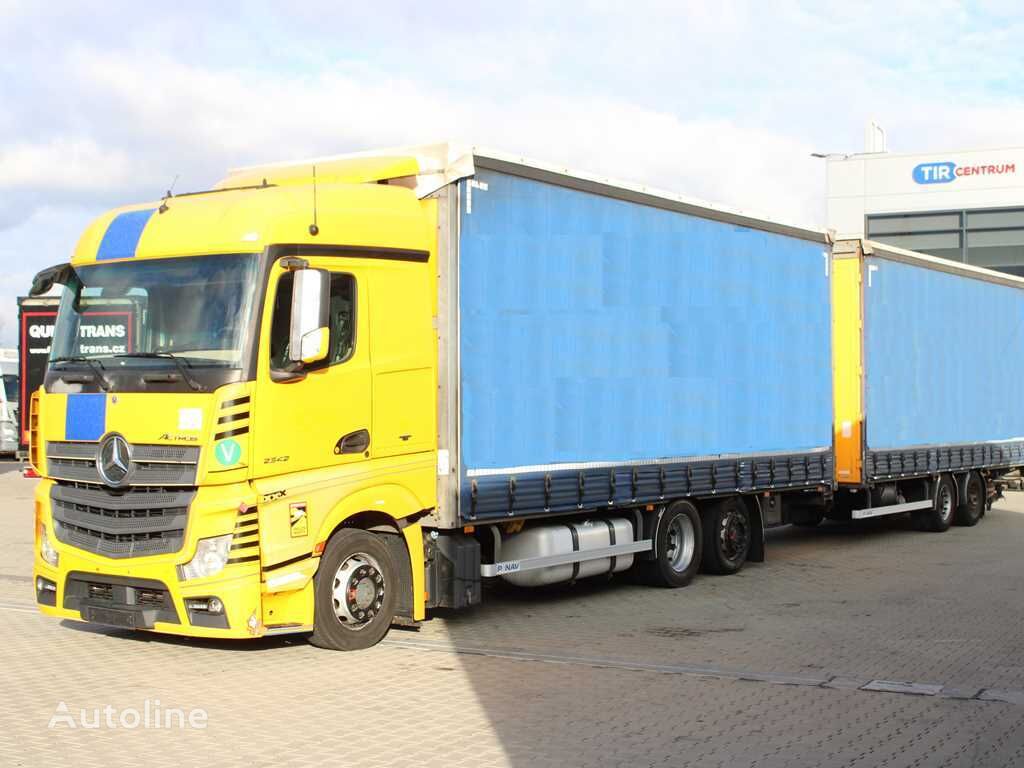 Mercedes-Benz Actros 2542 kamion sa klizna zavesa cerada + prikolica sa kliznom ceradom