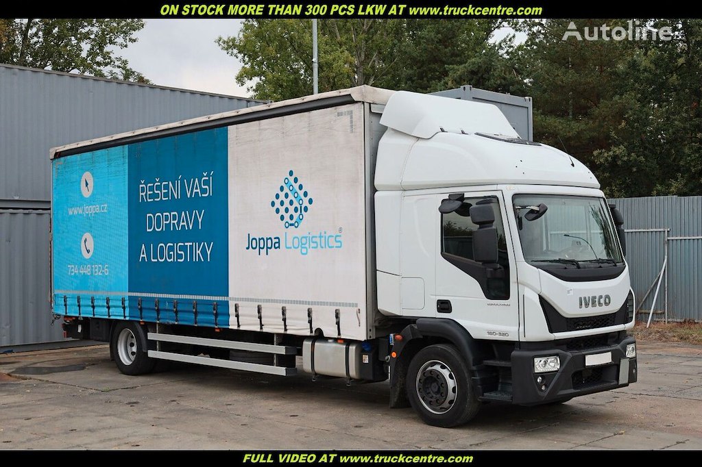 IVECO EUROCARGO 180-320, EURO 6, 22 PALLETS, TAIL LIFT kamion sa klizna zavesa cerada