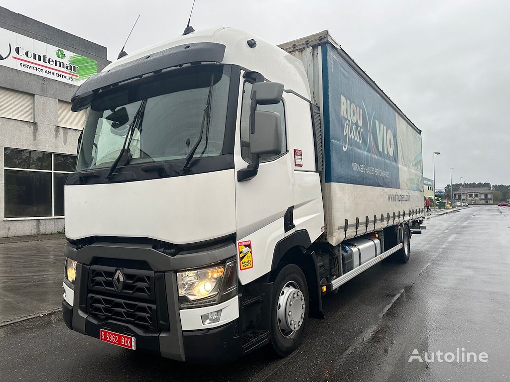 Renault T 380 DTI EURO 6 19T TAULINER kamion sa klizna zavesa cerada