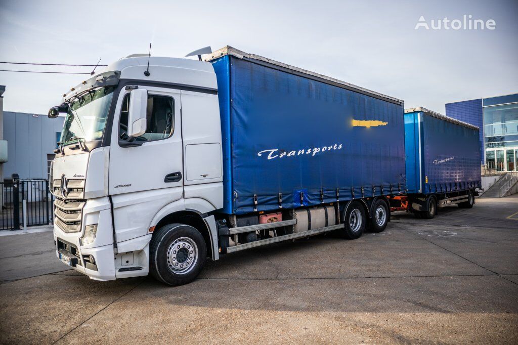 Mercedes-Benz ACTROS 2548 BL kamion sa klizna zavesa cerada