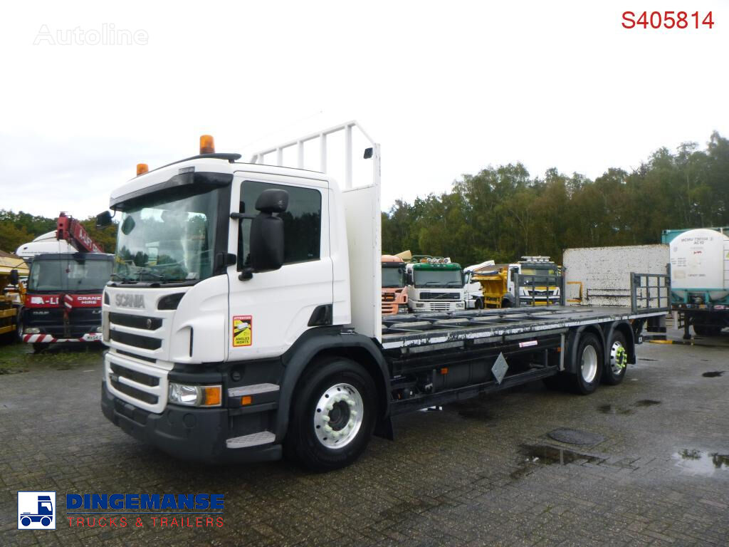 Scania P 360 6x2 platform + taillift + ADR kamion platforma