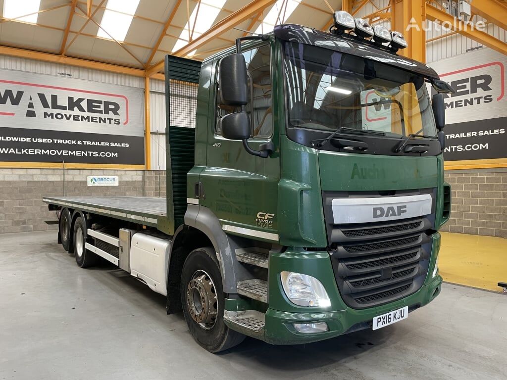 DAF CF410 *EURO 6*, 6X2 DRAWBAR SPEC FLATBED – 2016 – PX16 KJU kamion platforma