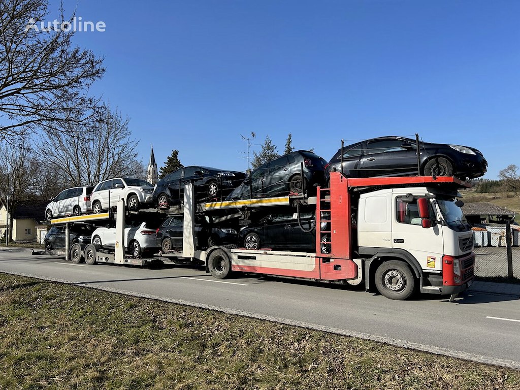 Volvo FM 460 autotransporter + prikolica autotransportera