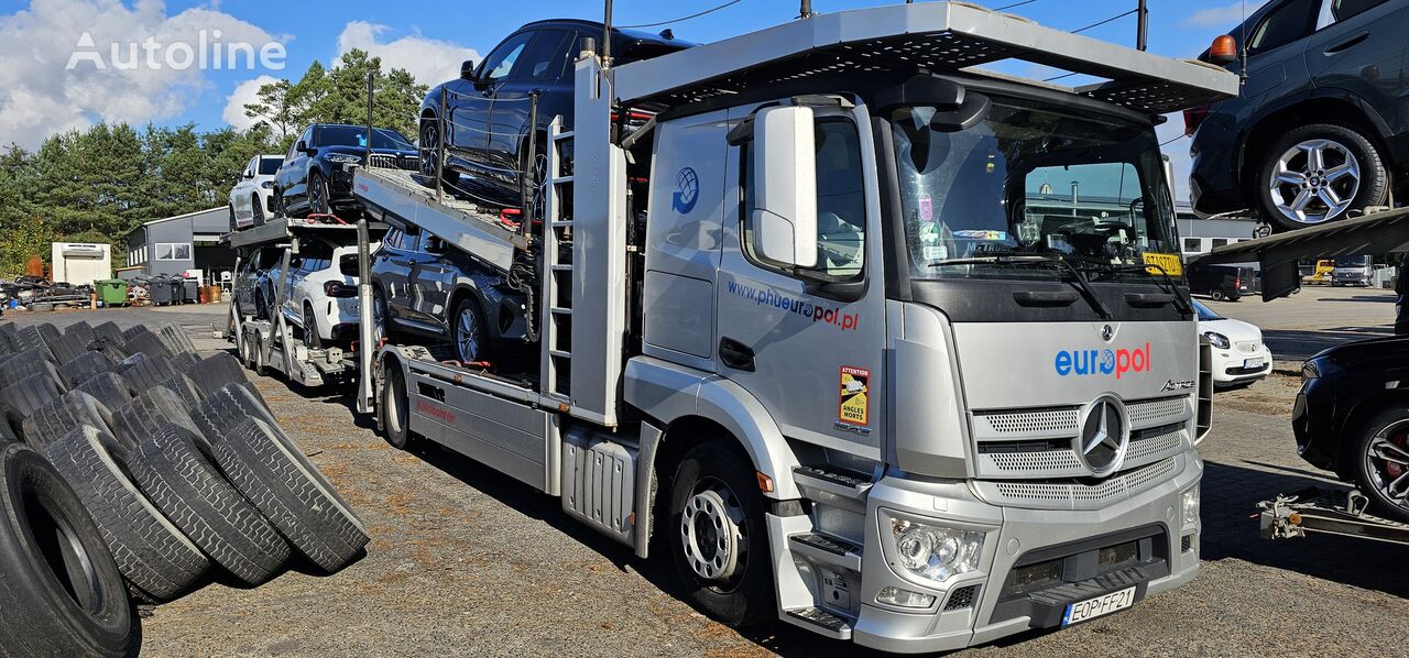 Mercedes-Benz 1843 Kassbohrer Metago + Supertans autotransporter + prikolica autotransportera