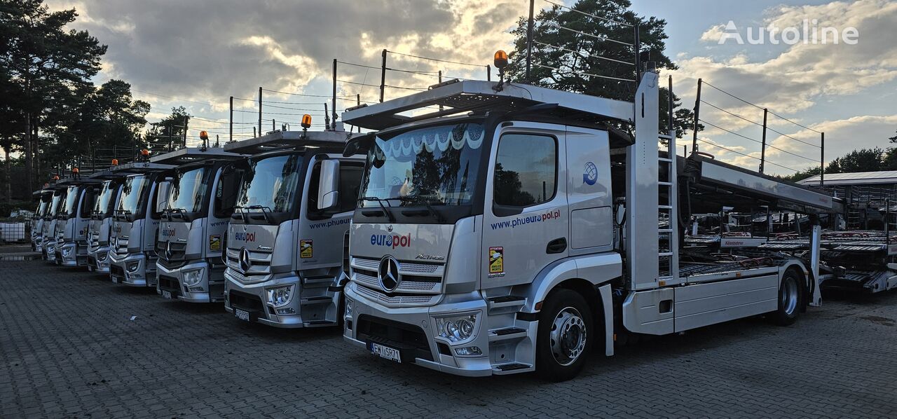 Mercedes-Benz 1843 Kassbohrer Metago + Supertans autotransporter + prikolica autotransportera