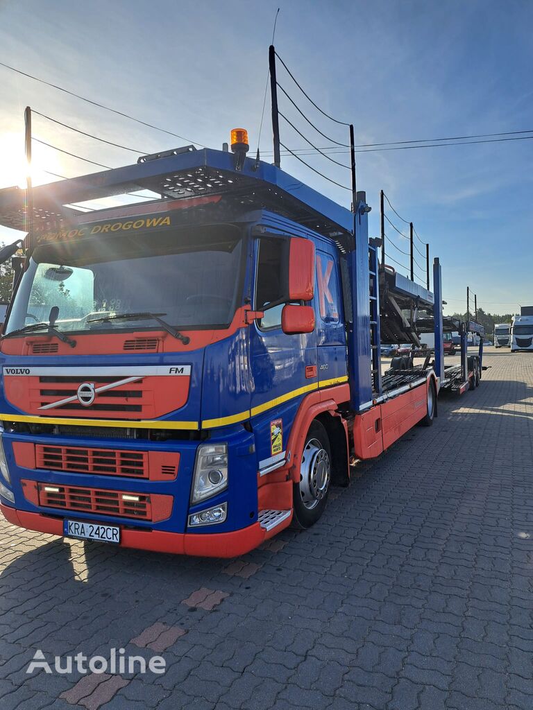 Volvo FM460 autotransporter + prikolica autotransportera