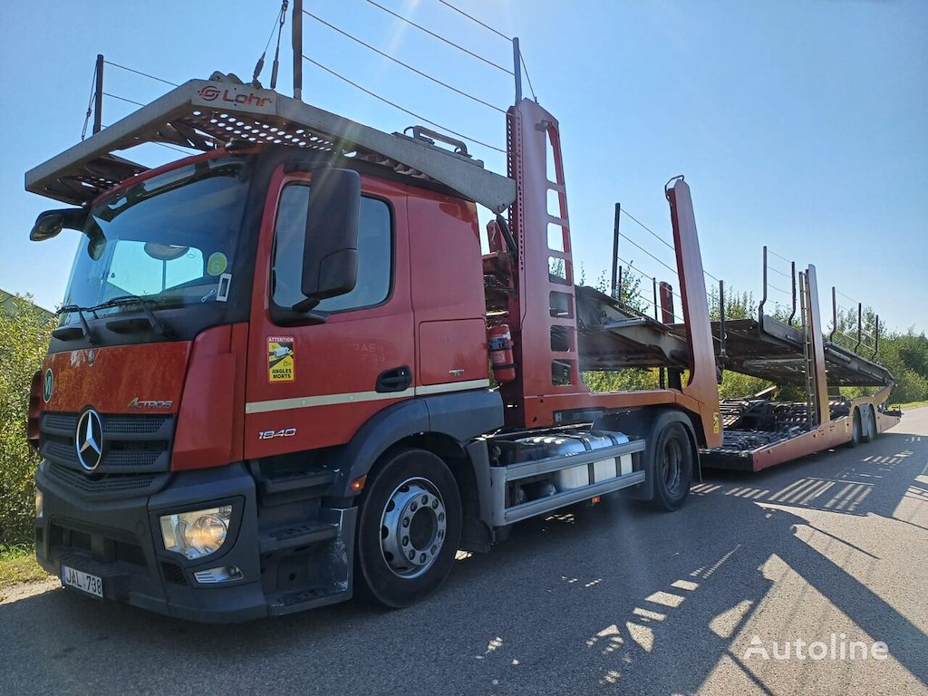 Mercedes-Benz autotransporter + prikolica autotransportera