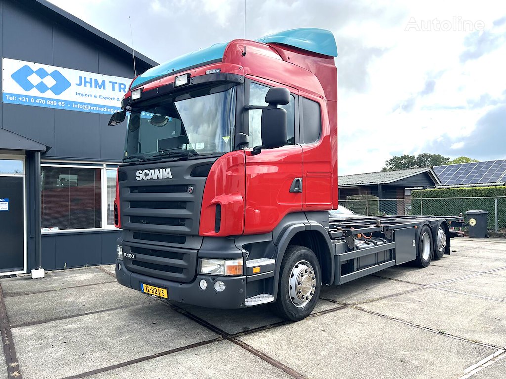 Scania R400-2009-EURO5-BDF-RETARDER-NL TRUCKS vozilo za prevoz kontejnera