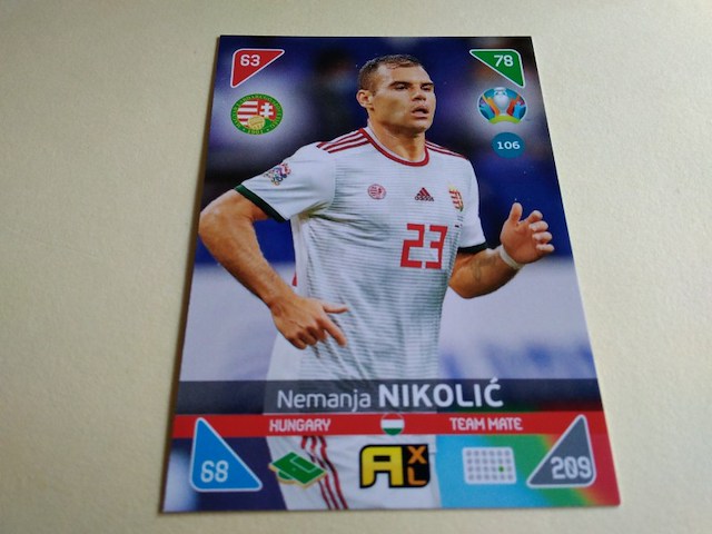 EURO 2020 Kick Off AXL - Base cards Br. 106