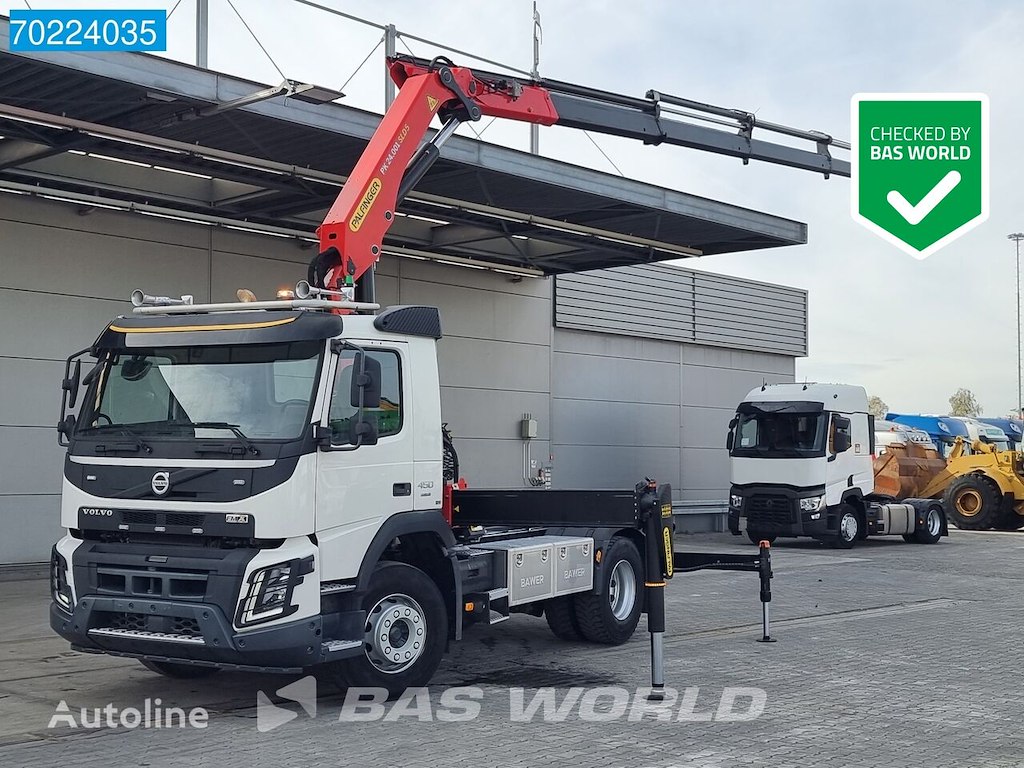 Volvo FMX 450 4X2 NEW CRANE Palfinger PK24.001 Kran Retarder Euro 6 tegljač