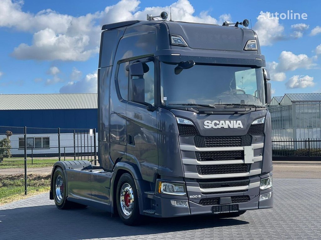 Scania S500 EURO6 D, FULL AIR, LEATHER, RETARDER, 2 TANKS, FULL SPOILER tegljač