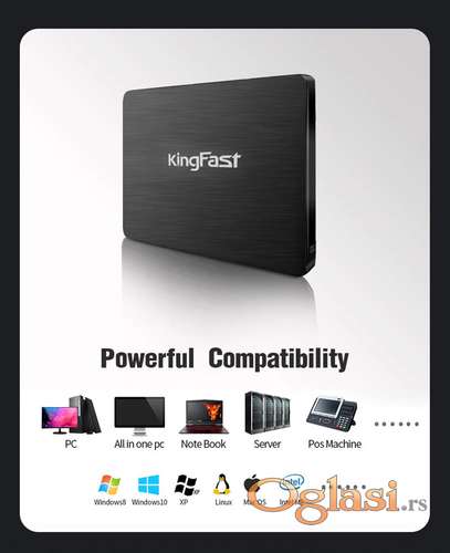 SSD KingFast F6PRO 2.5" SATA 120GB NOVO