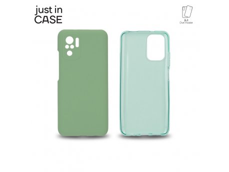 JUST IN CASE 2U1 EXTRA CASE MIX PAKET ZELENI ZA REDMI NOTE 10S