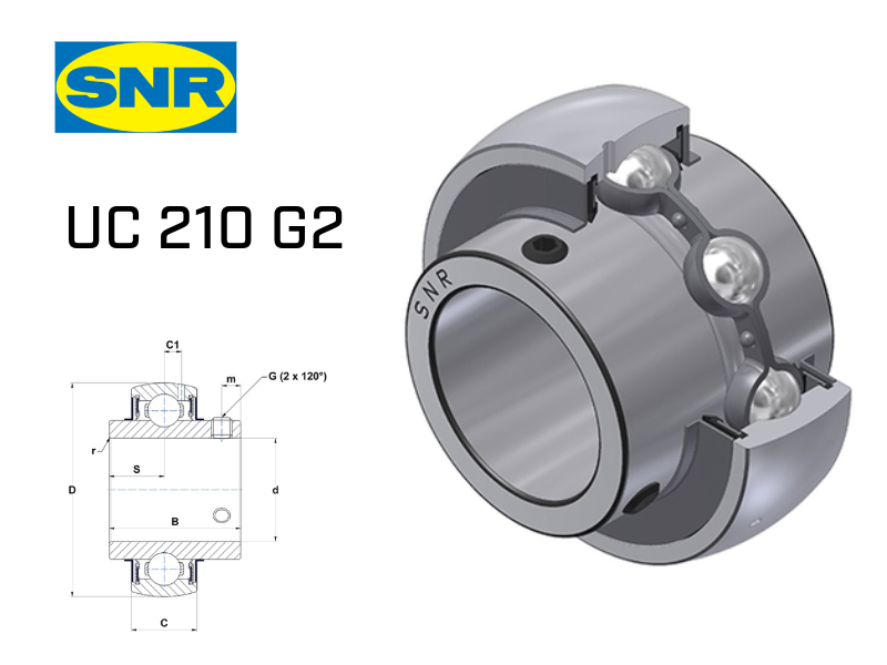 Ležaj UC 210 G2 SNR